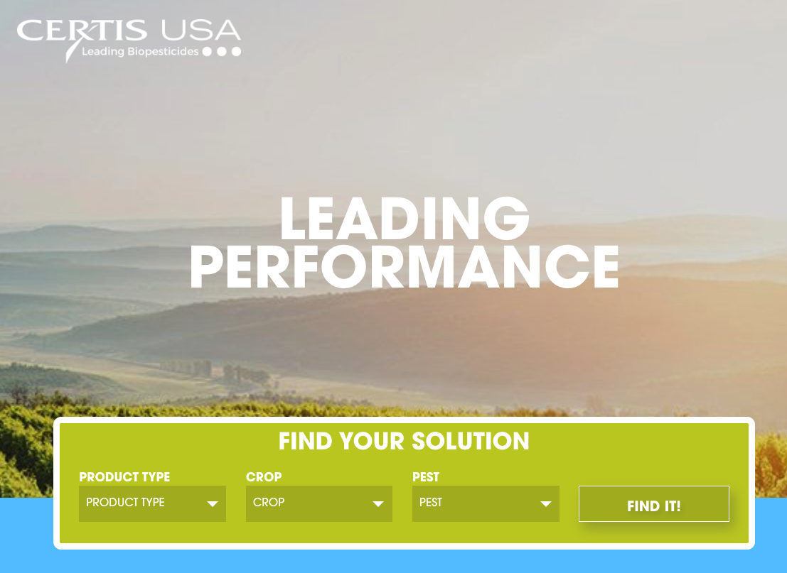 Certis USA unveils new website - Spudman